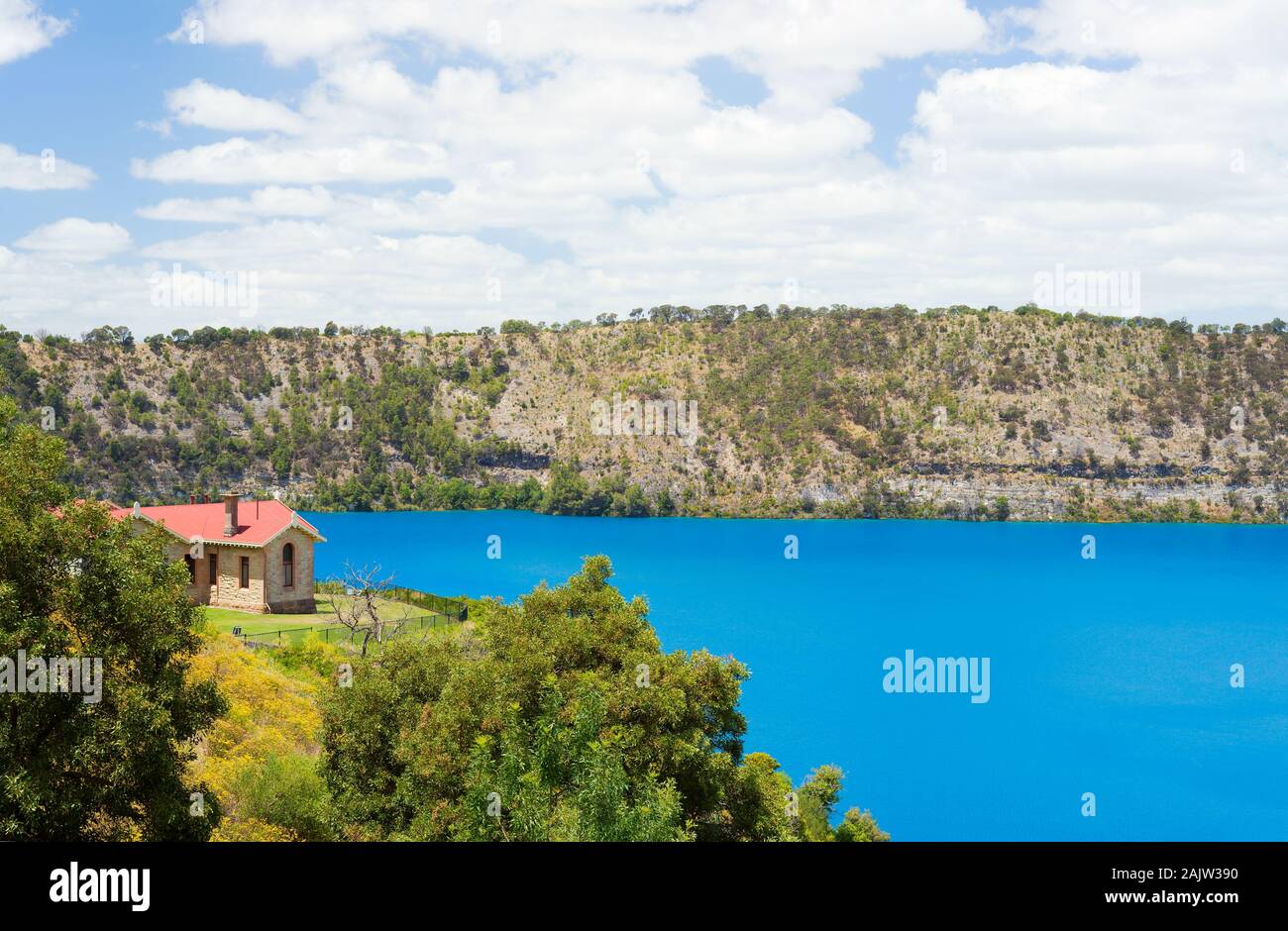 The Blue lake is an amazing lake with naturally very vivd blue color ...