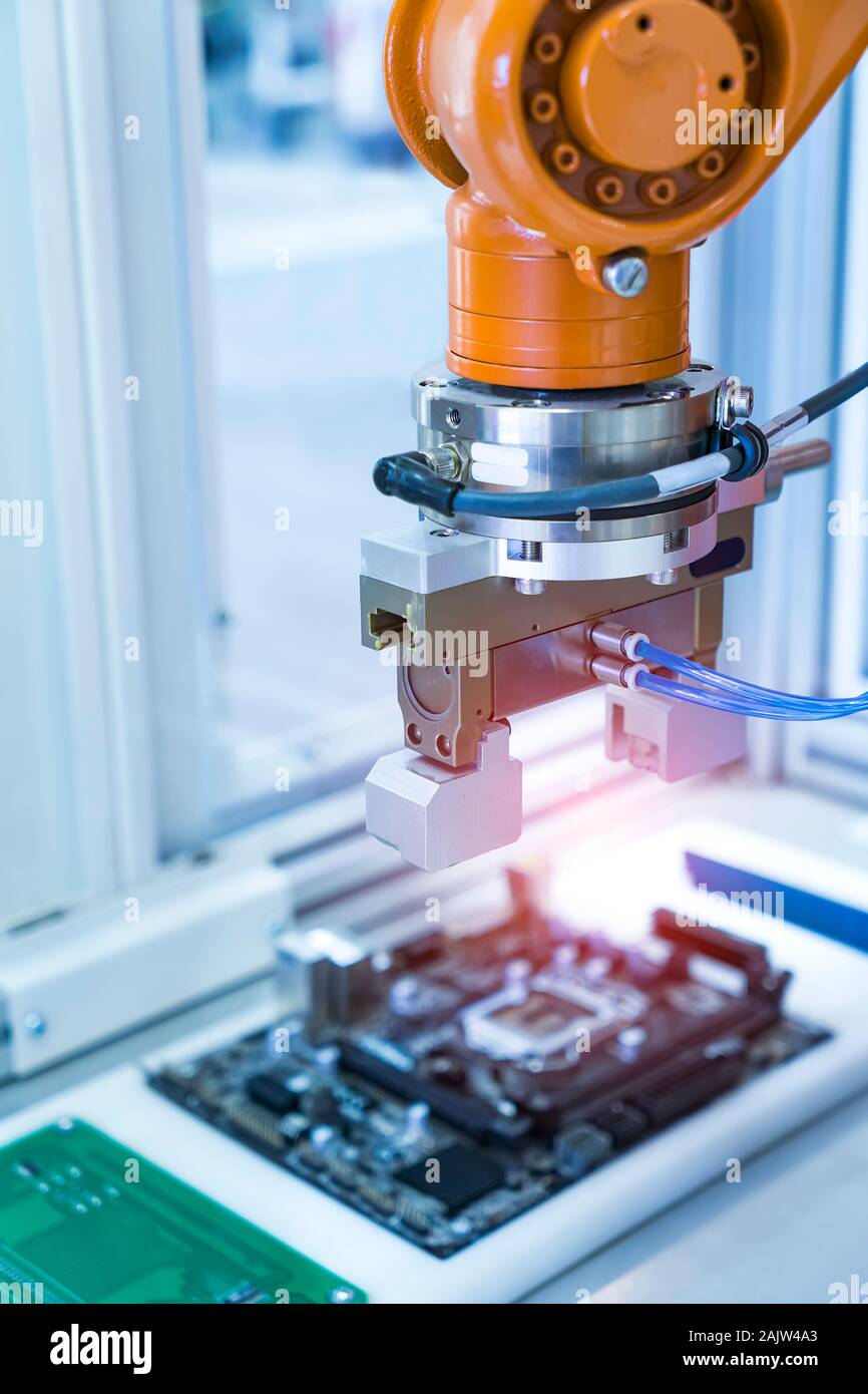 Robotic and Automation system control application on automate robot arm ...