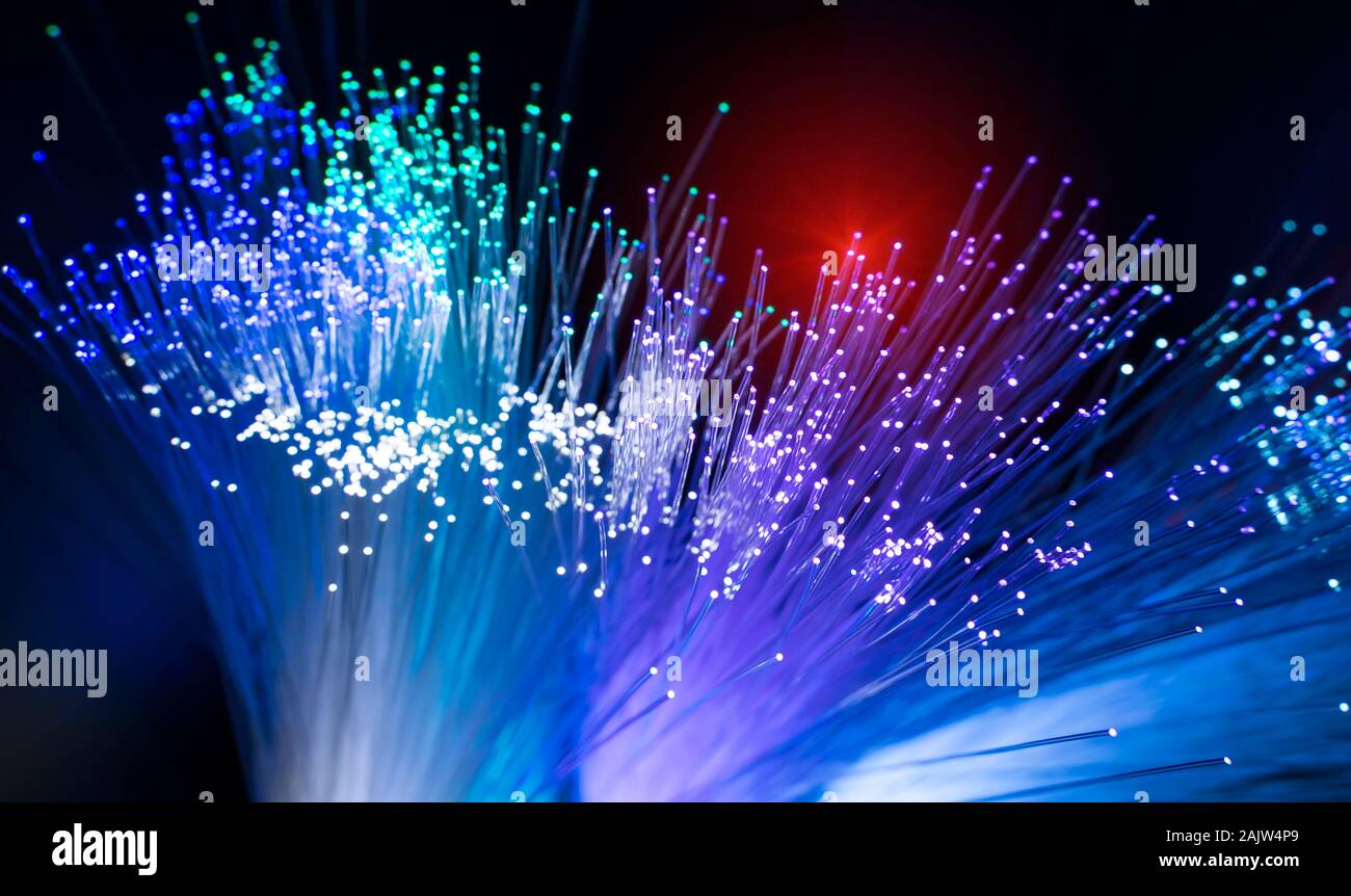 fiber optical network cable Stock Photo - Alamy