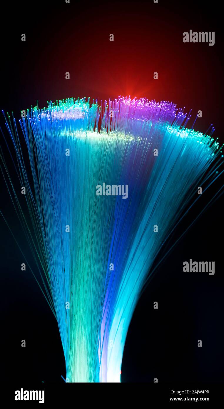 fiber optical network cable Stock Photo - Alamy