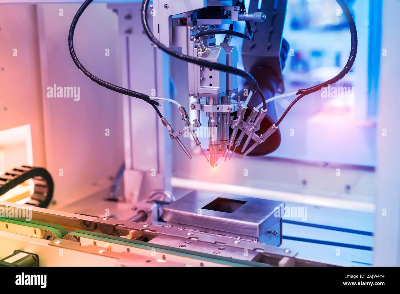 automatic soldering iron tips of robotic system for printed and ...