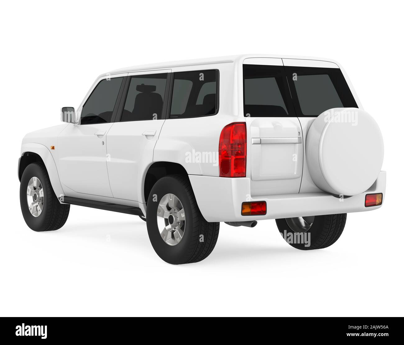 SUV Car Isolated Stock Photo - Alamy