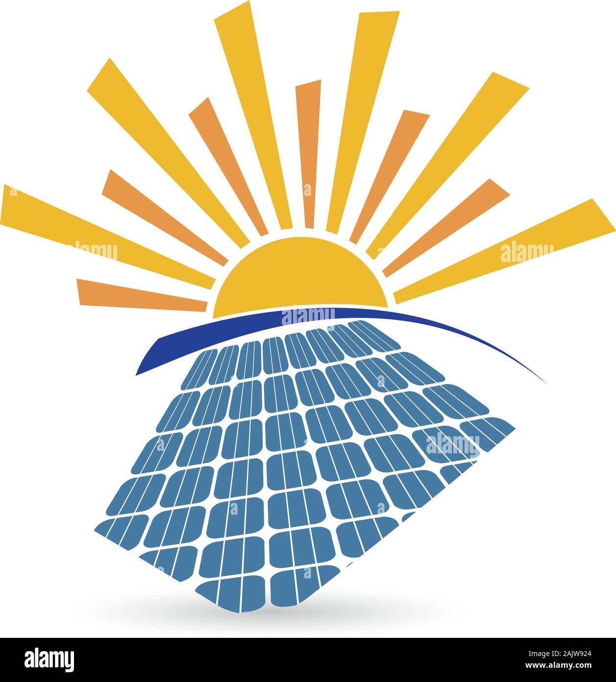 solar panel logo Stock Photo - Alamy