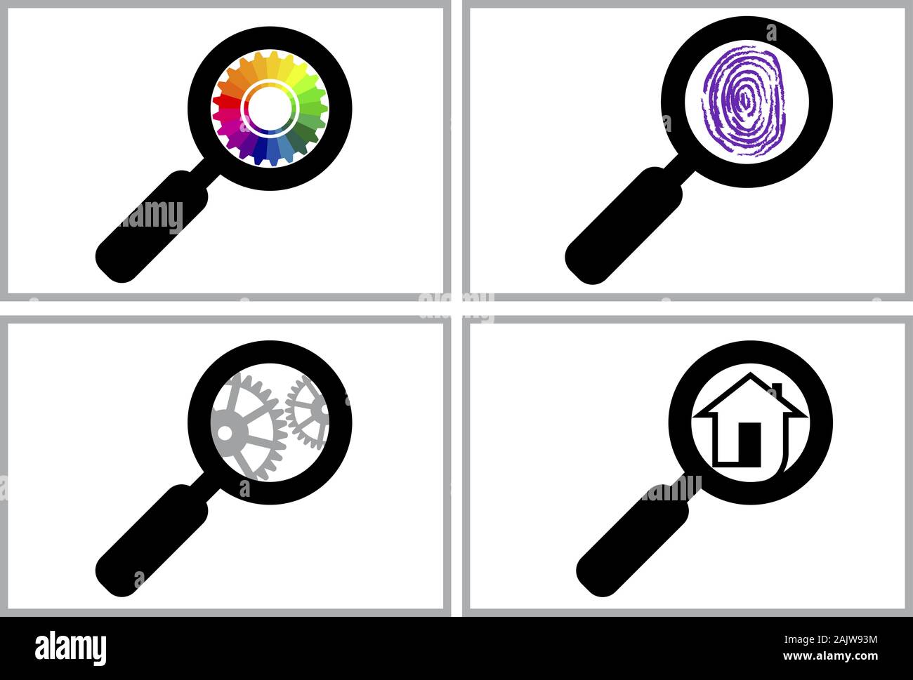 zoom wheel logos Stock Photo - Alamy