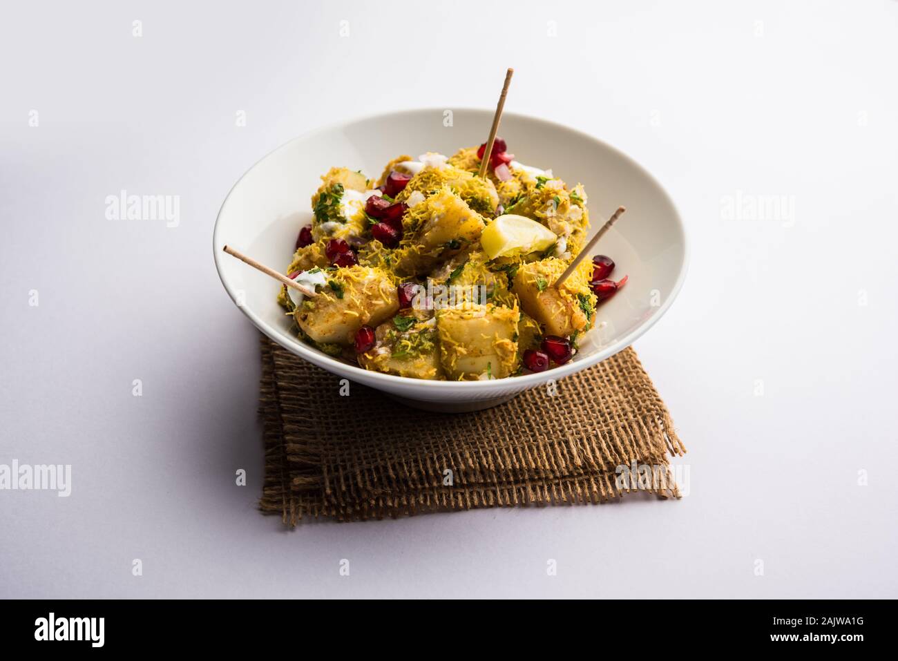Aloo chaat or Alu chat is a popular street food originating from the ...