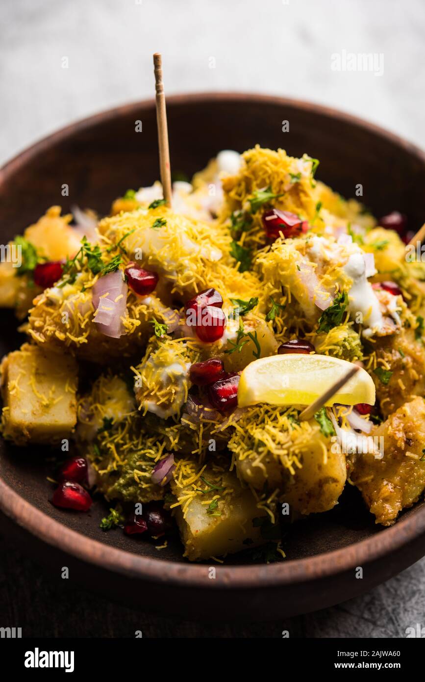 Aloo chaat or Alu chat is a popular street food originating from the ...