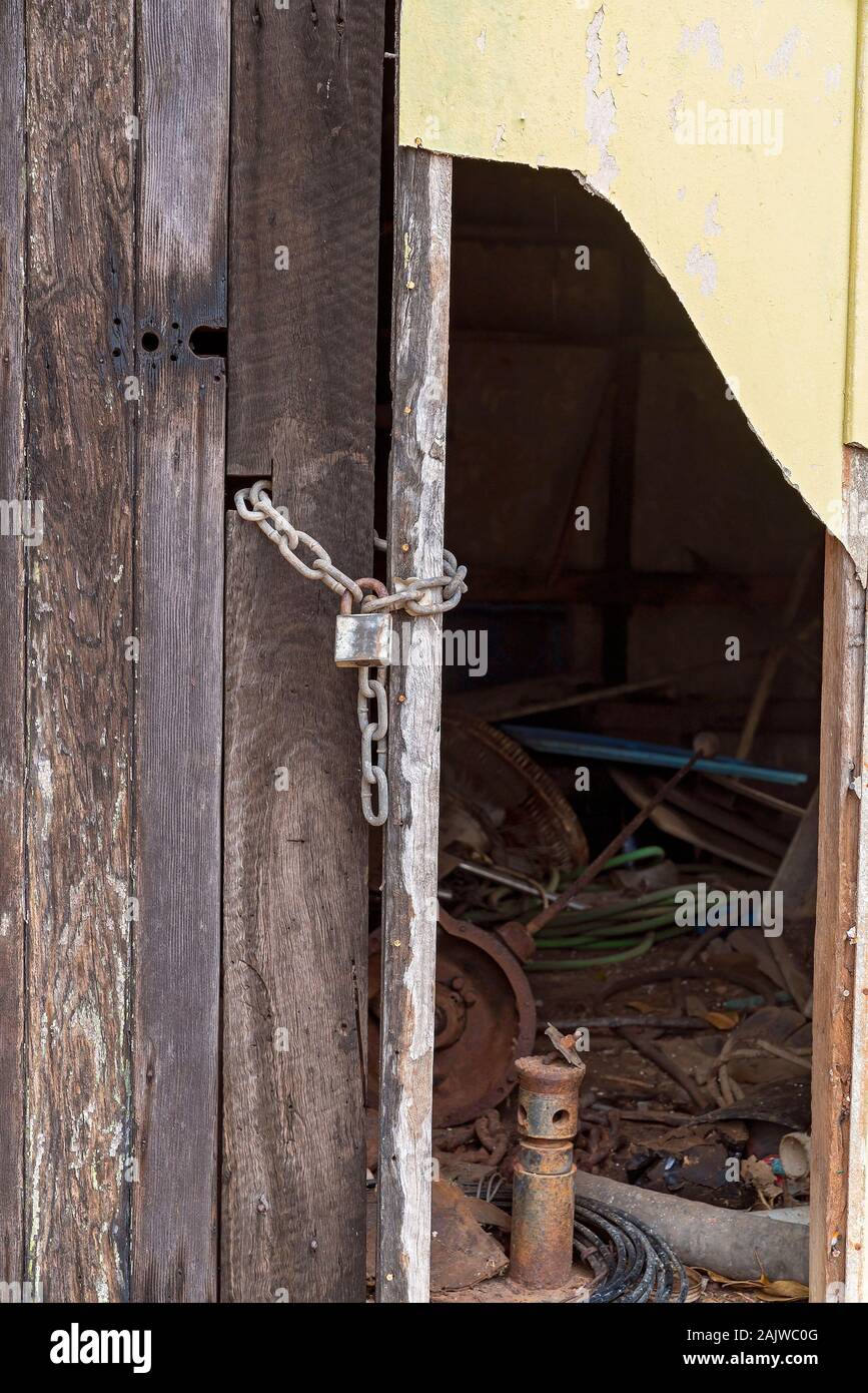 Rotting timber door hi-res stock photography and images - Alamy