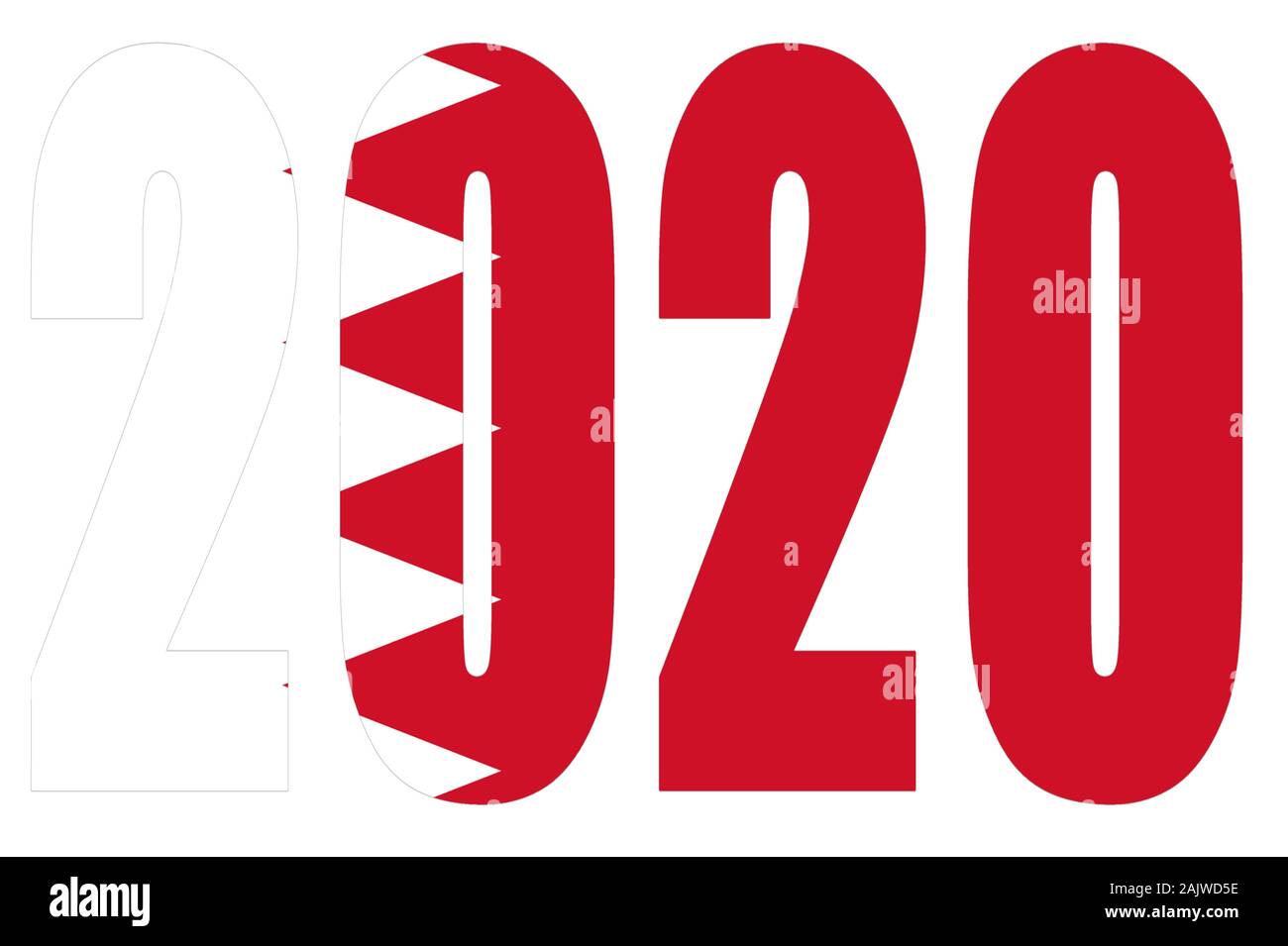 2020 Number paper art Text Design. holiday illustration Stock Photo - Alamy