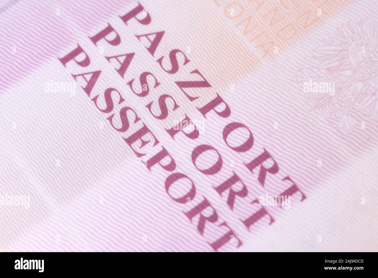 A Polish passport Stock Photo - Alamy