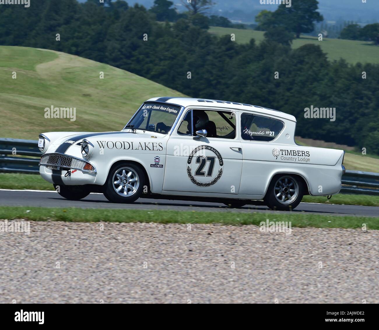 Martin Reynolds, Ford Anglia, HRDC All Stars, Pre-66, sports cars, GT ...