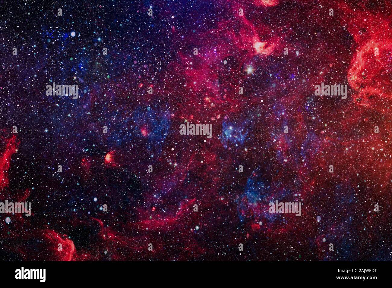 Futuristic abstract space background. Cosmic clouds of mist on bright ...