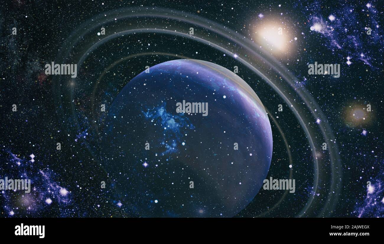 Collage on space, science and education items. High quality space ...