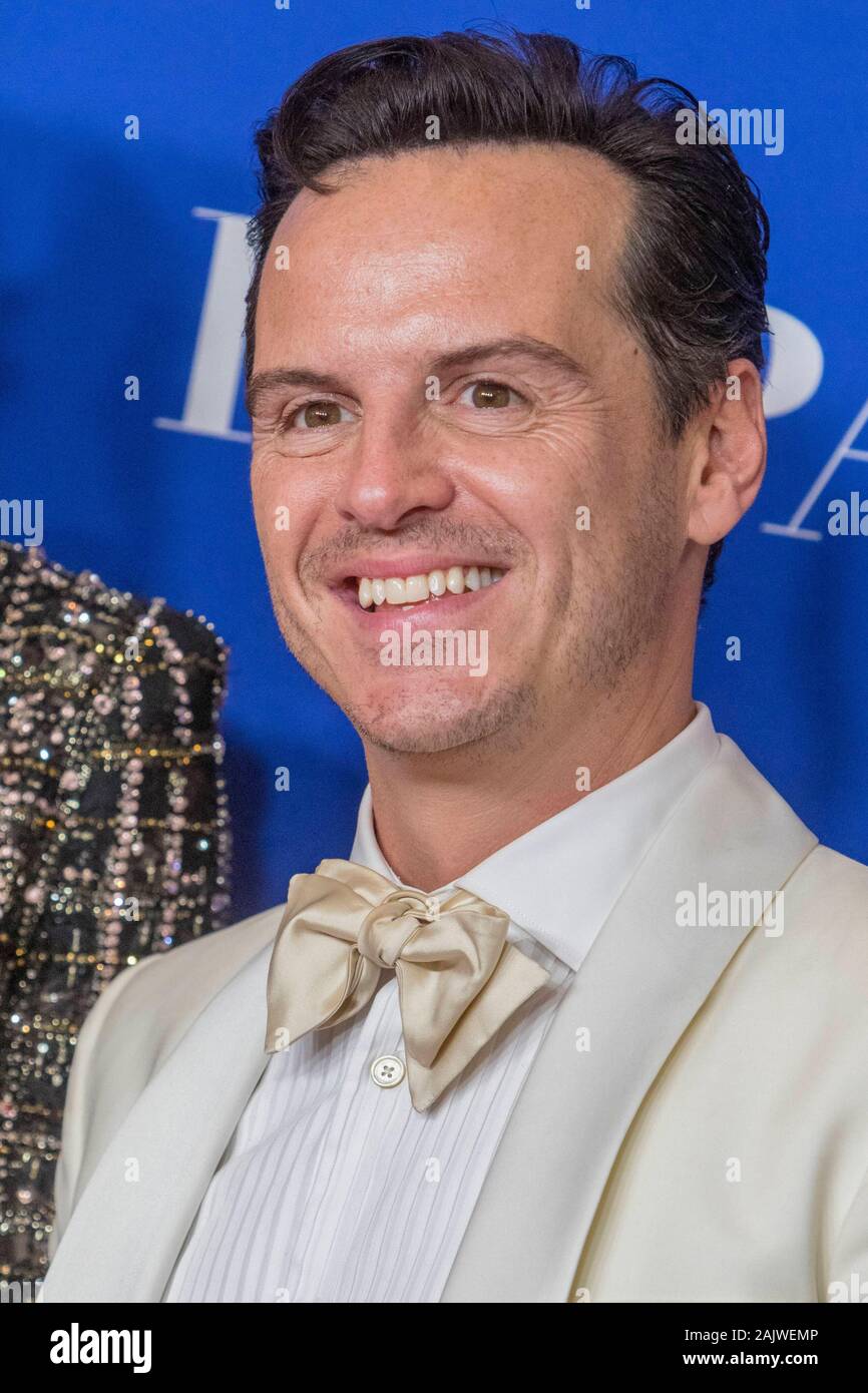 Los Angeles, California, USA. 05th Jan, 2020. Andrew Scott pose in the ...
