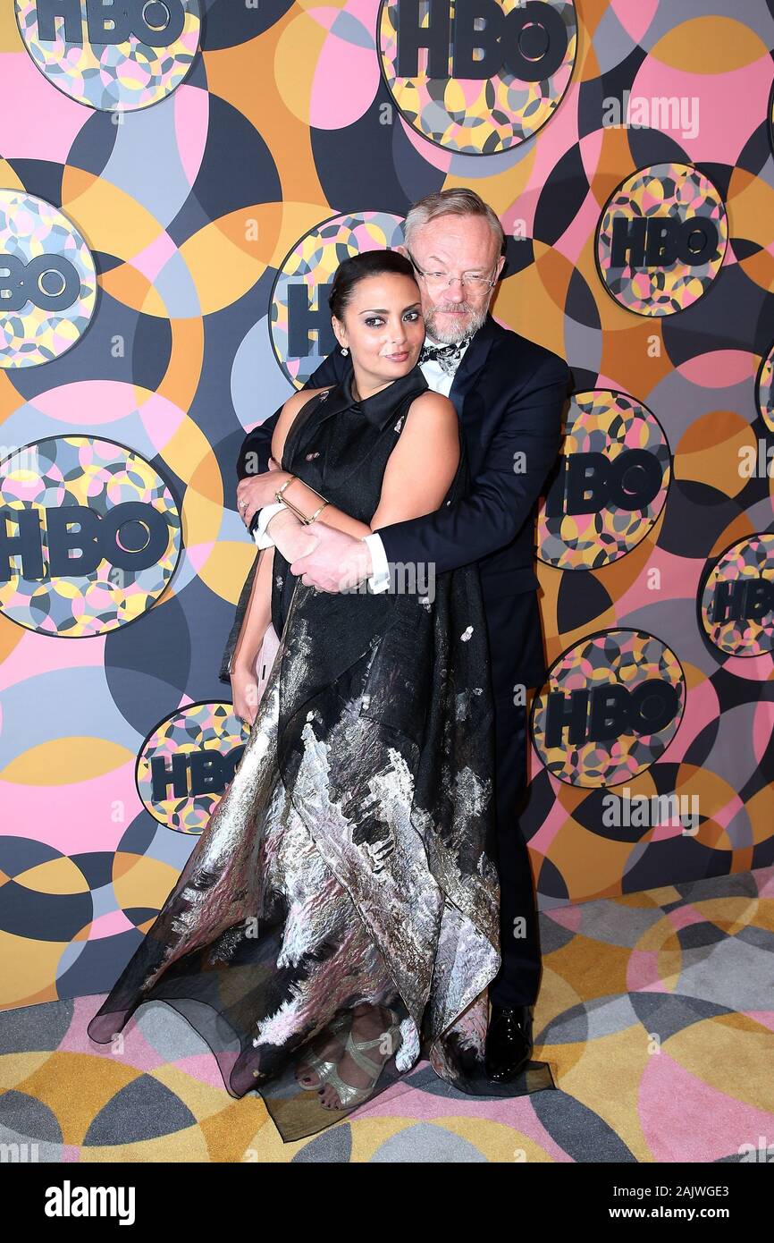 Allegra Riggio and Jared Harris at HBO's Official Golden Globe Awards ...