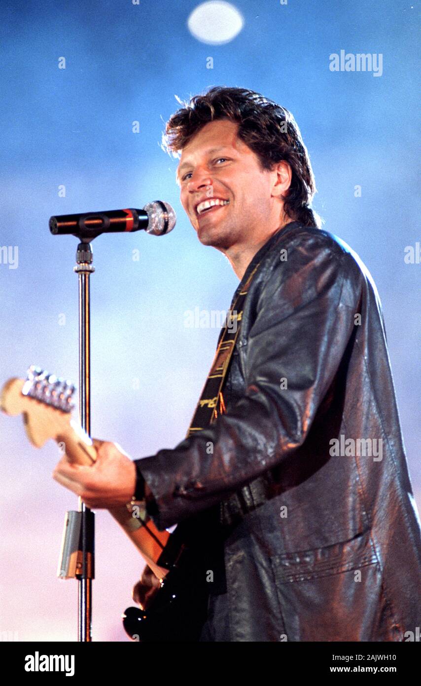 Napoli Italy , 01/09/1997 Festivalbar at the Piazza del Plebiscito ...