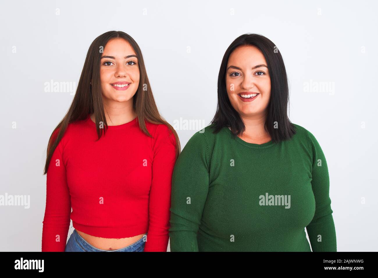 Young beautiful friends smiling happy and confident wearing casual ...