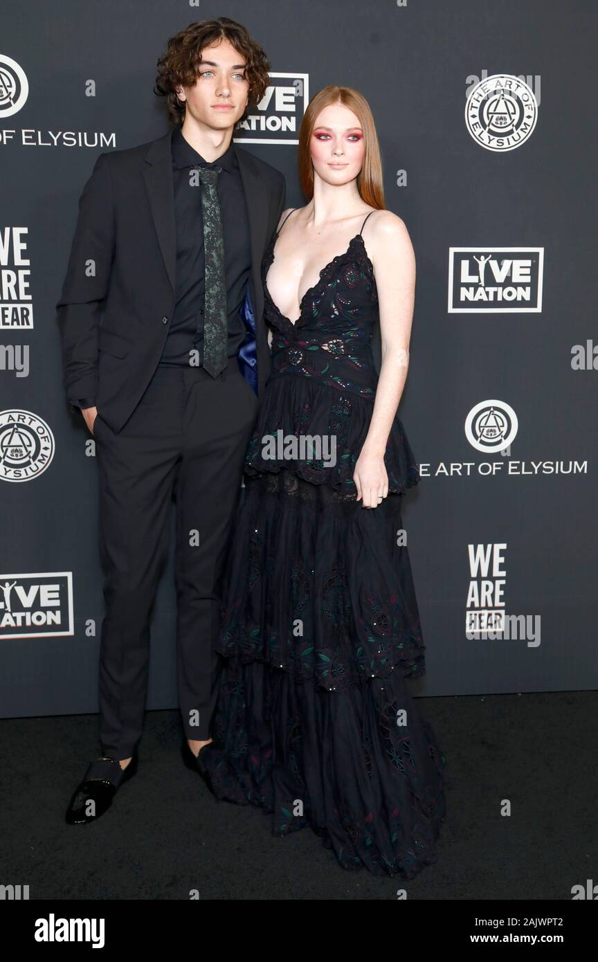 Los Angeles, USA. 04th Jan, 2020. Gavin Casalegno and Larsen Thompson ...