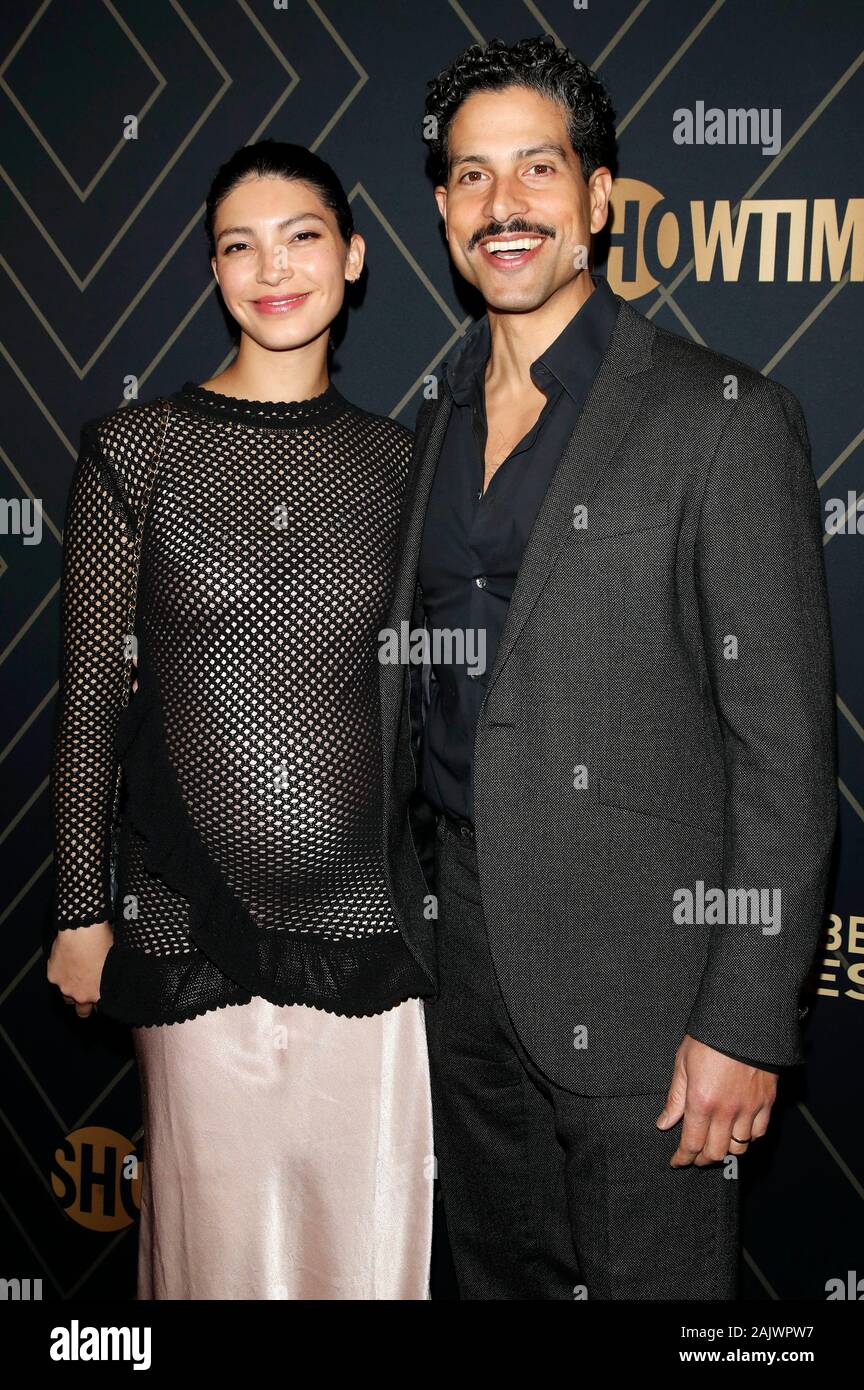 West Hollywood, USA. 04th Jan, 2020. Adam Rodriguez with wife Grace ...