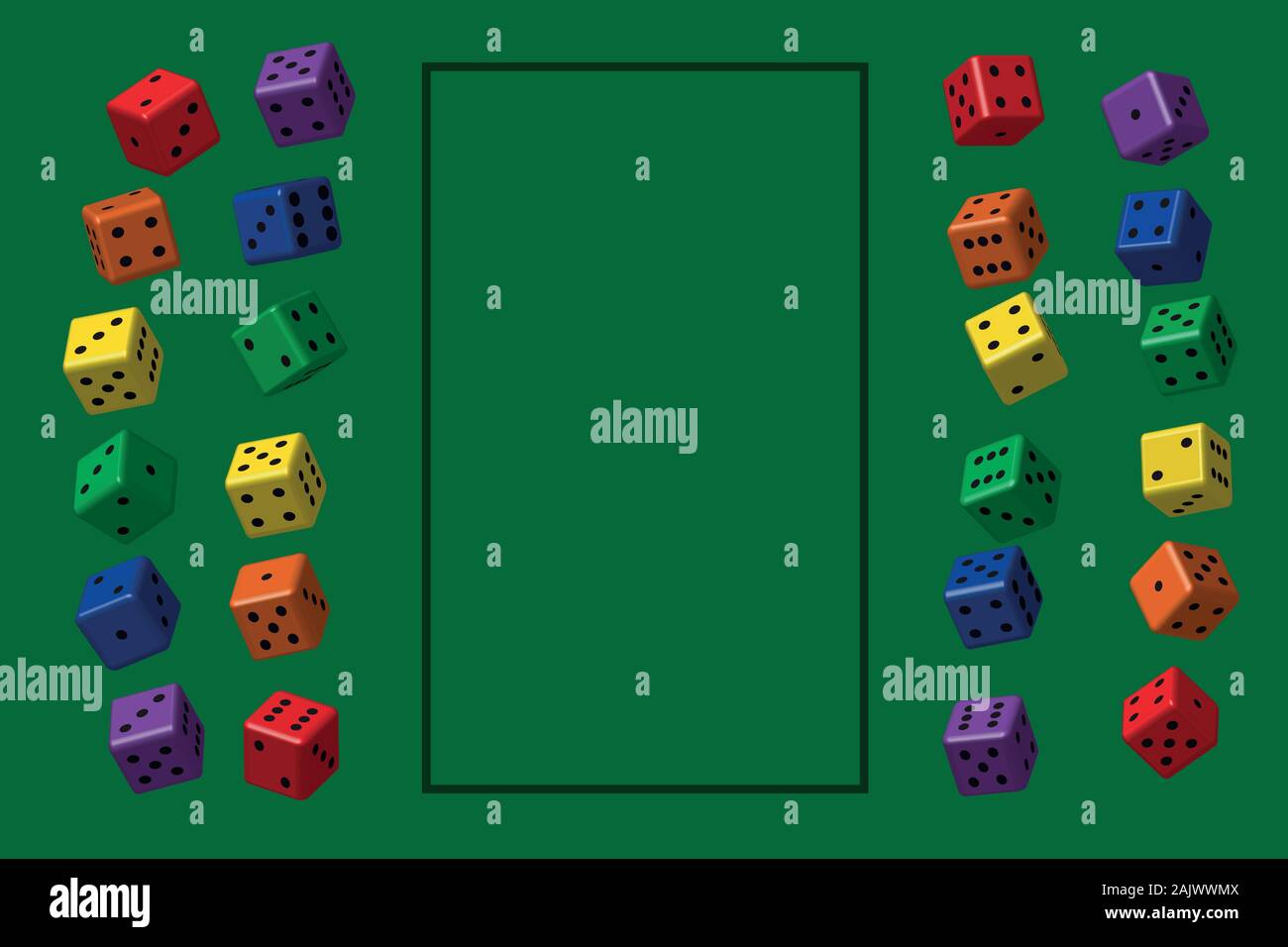 Number On Dice Stock Vector Images - Alamy