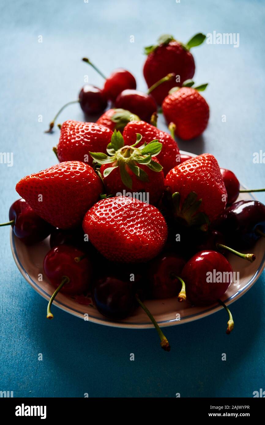 delicious fruits from spain Stock Photo - Alamy
