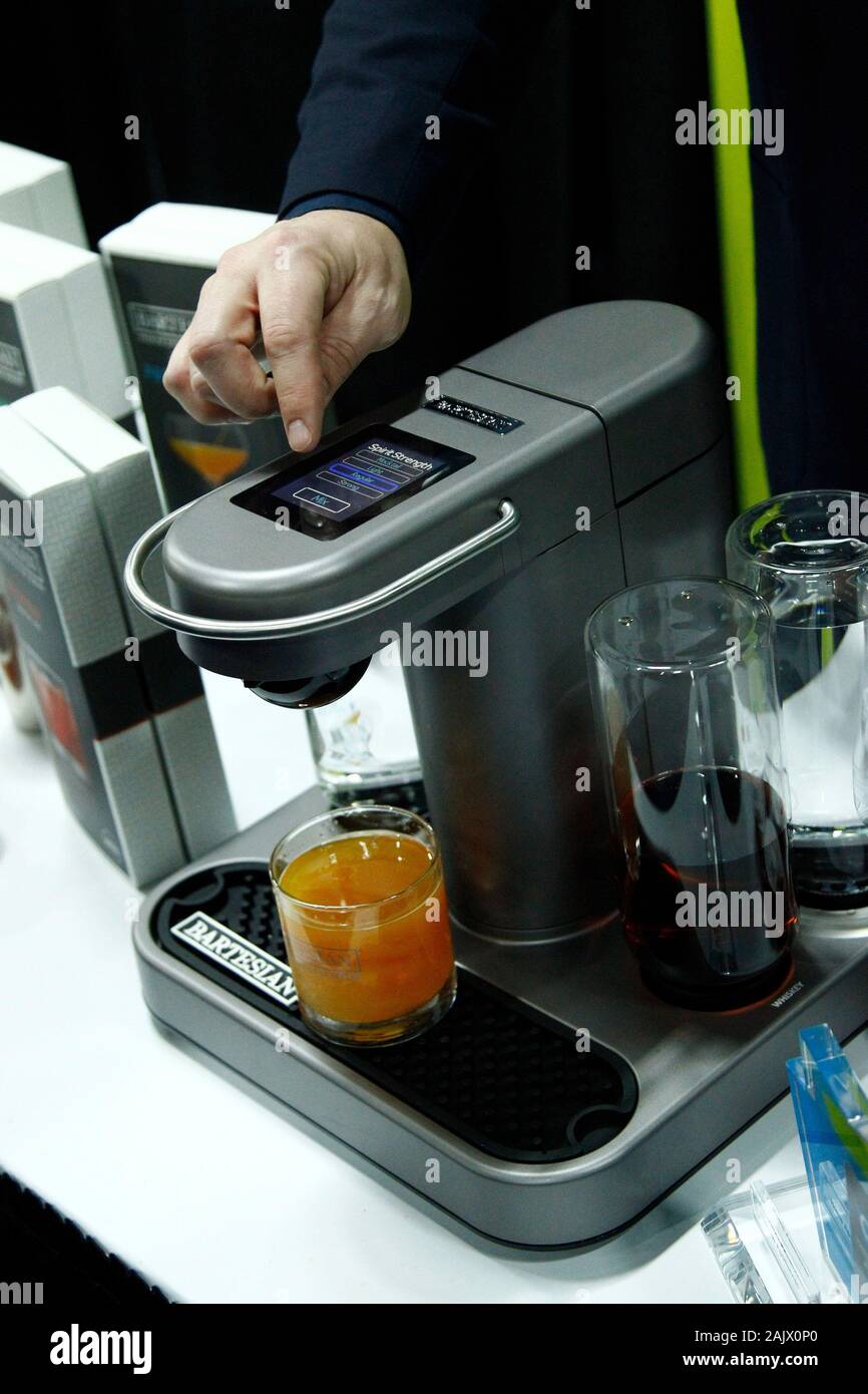 Las Vegas, United States. 06th Jan, 2020. A view of the Bartesian, a ...