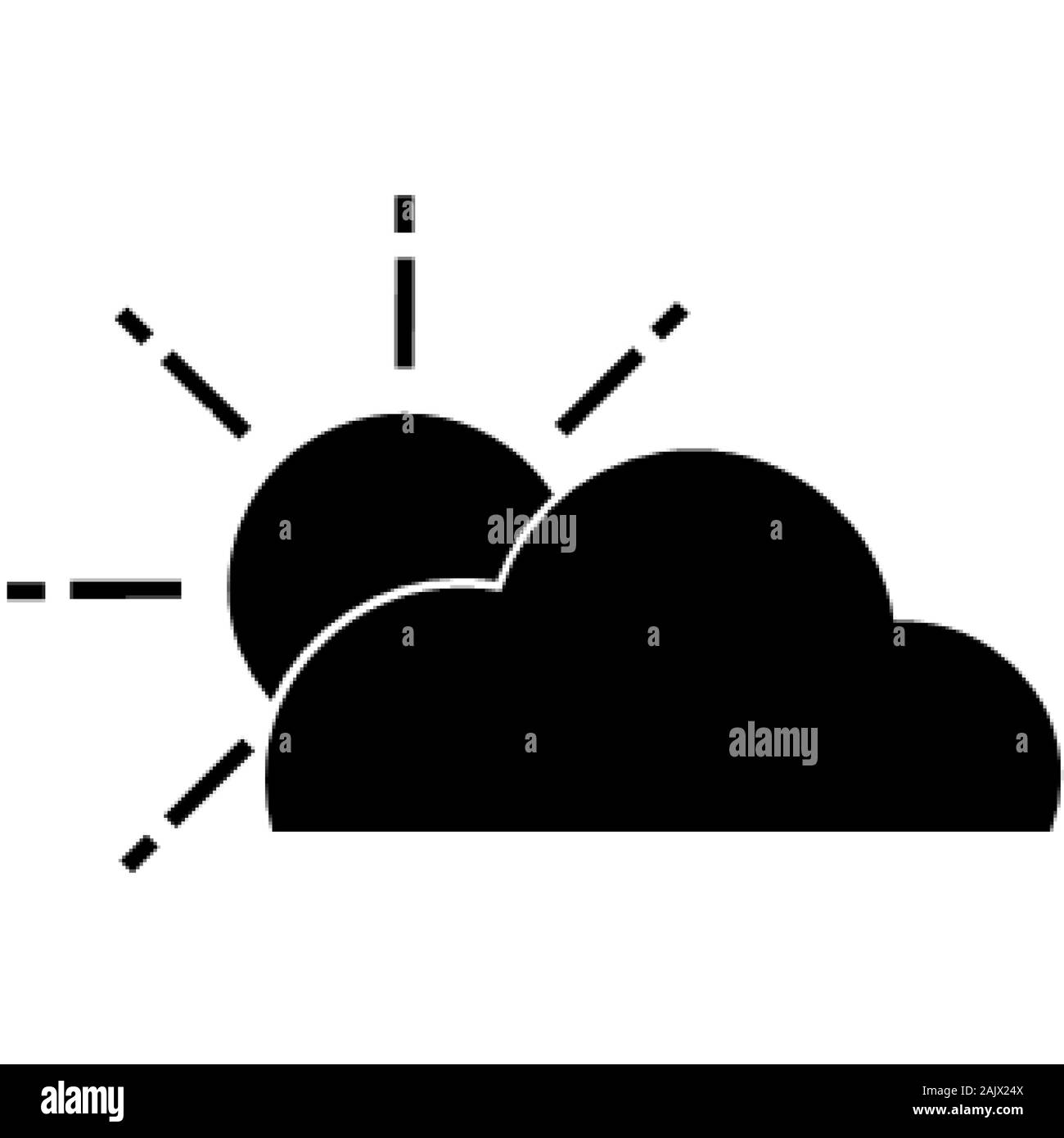 Beautiful view sunset cloudy Cut Out Stock Images & Pictures - Alamy