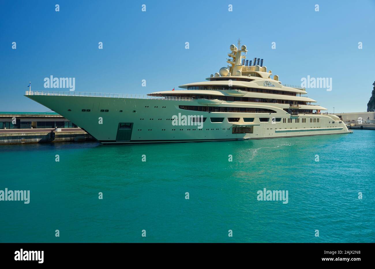 Luxury yacht dilbar hi-res stock photography and images - Alamy