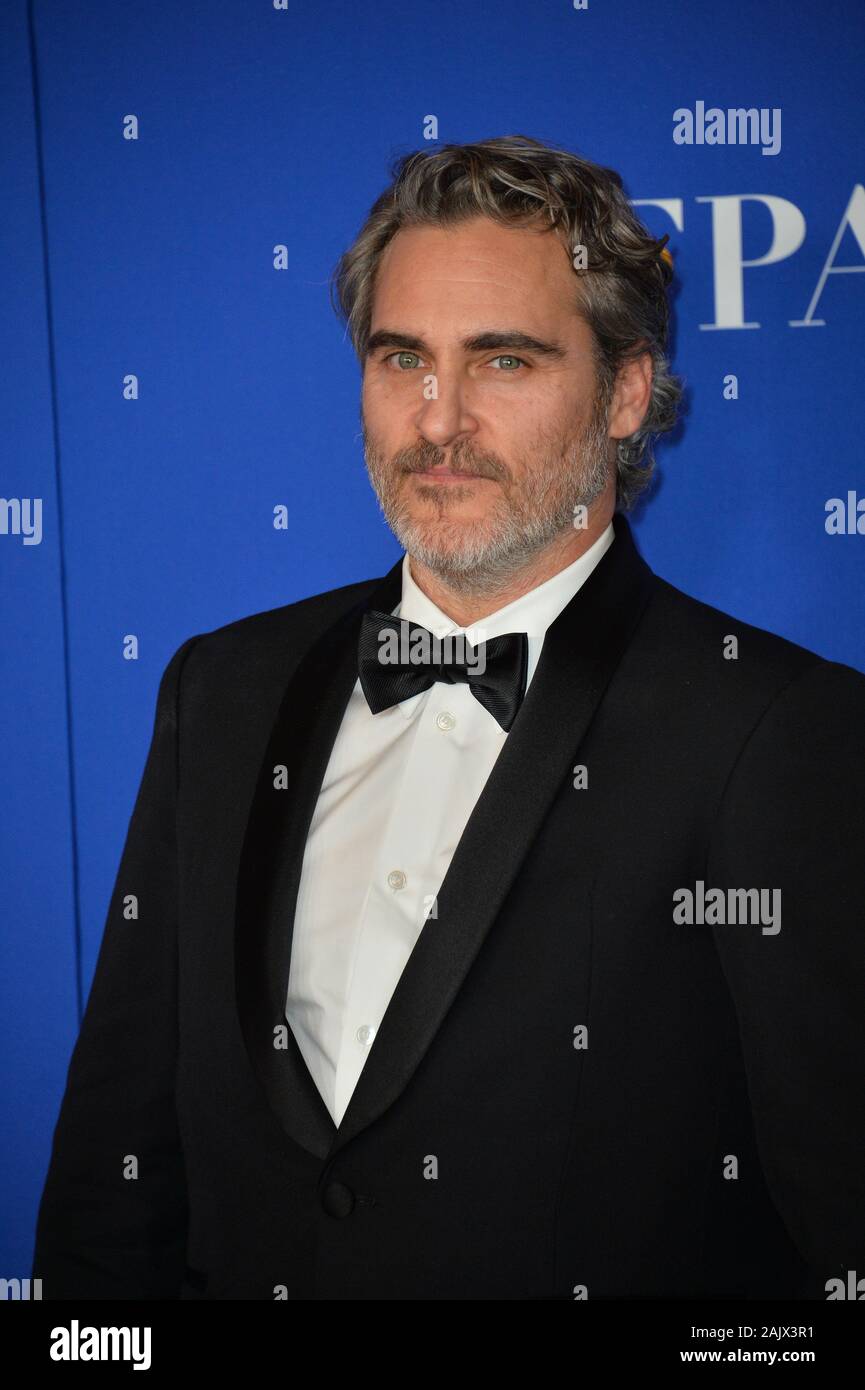 LOS ANGELES, USA. January 05, 2020: Joaquin Phoenix in the press room ...