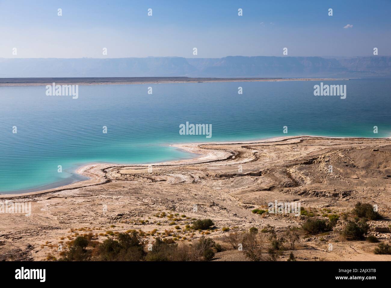 Dead Sea, on Jordan Valley Highway, route 65, lowest place on earth ...