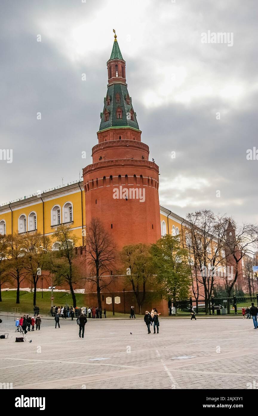 View in Kremlin Castle in Moscow, Russia Stock Photo - Alamy