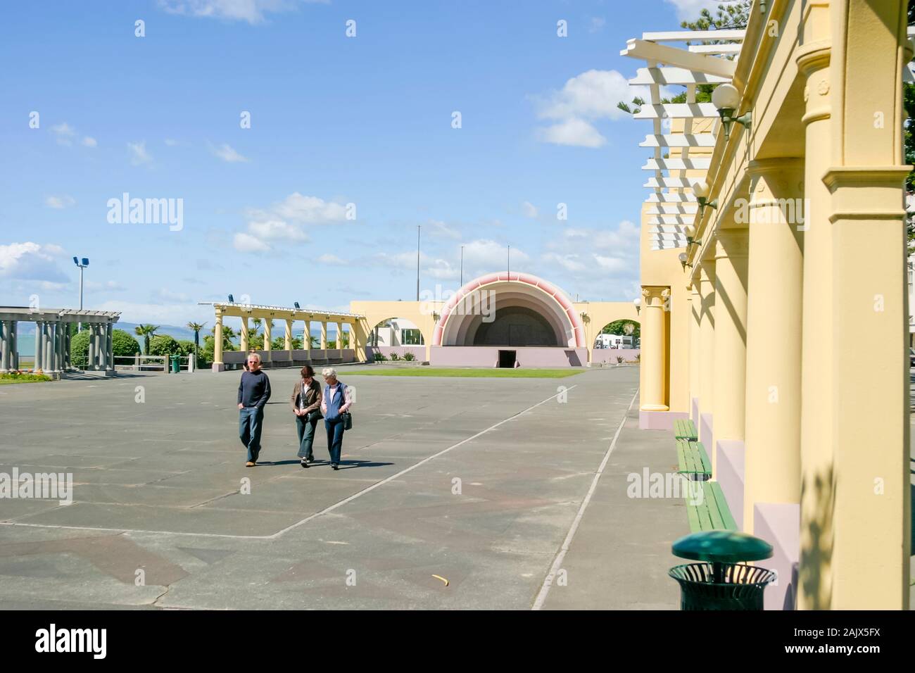 Napier art deco soundshell hi-res stock photography and images - Alamy