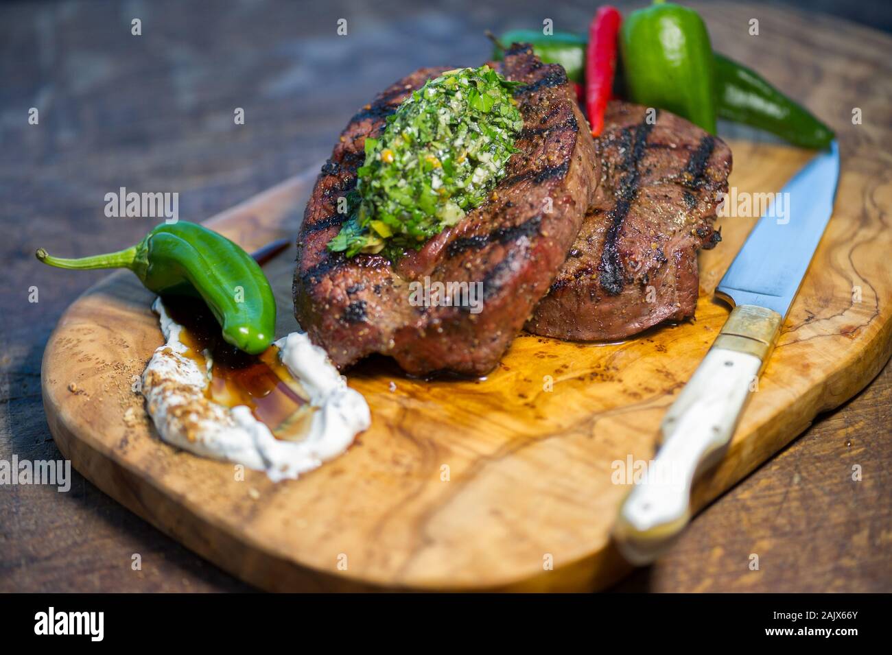 High end food cooking Stock Photo - Alamy