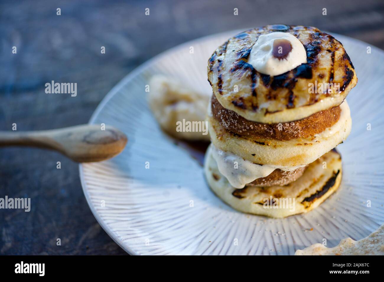 High end food cooking Stock Photo - Alamy
