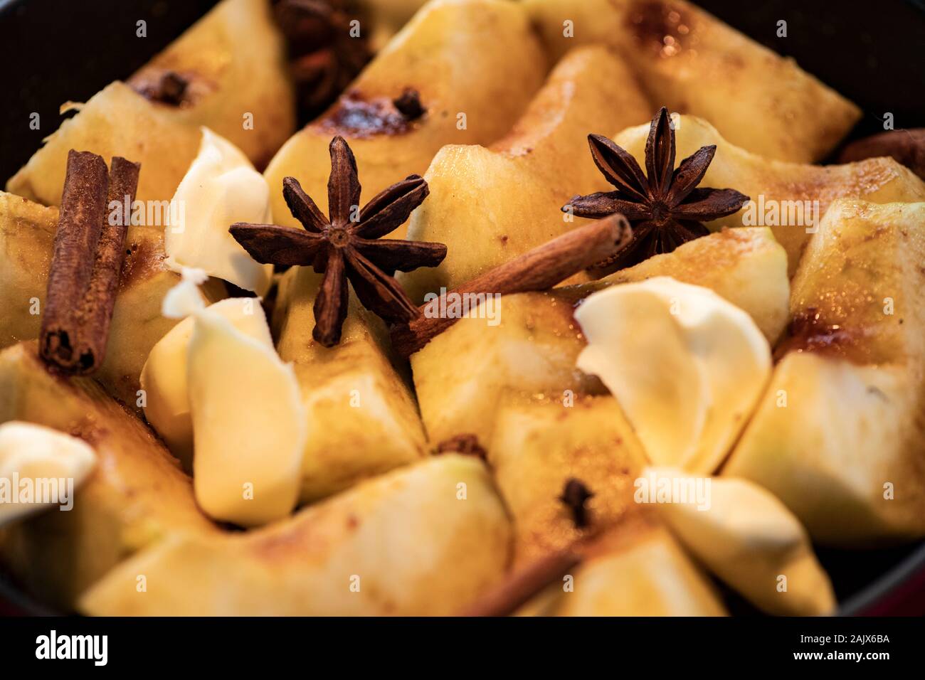 High end food cooking Stock Photo - Alamy