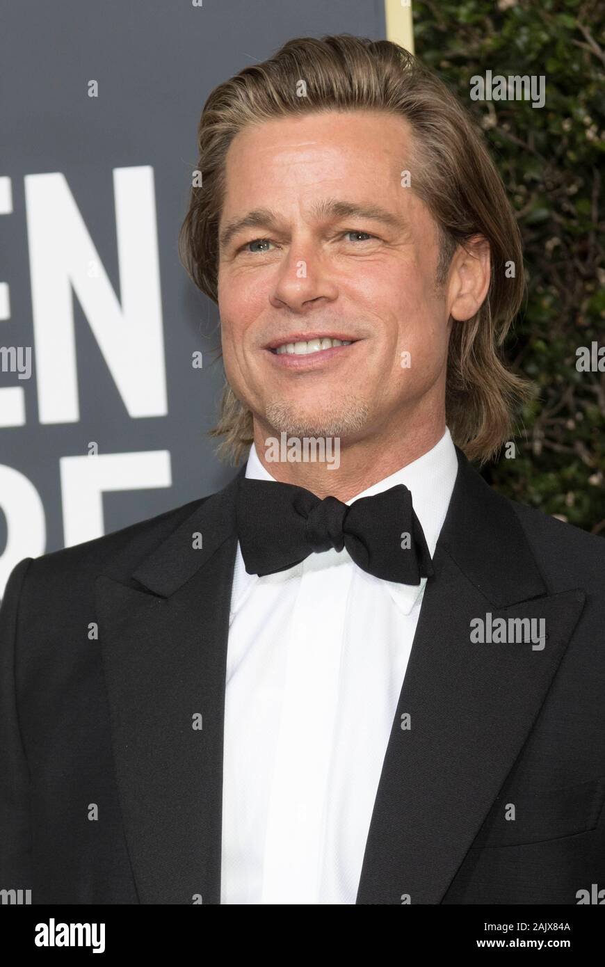 Brad Pitt attends the 77th Annual Golden Globe Awards, Golden Globes ...