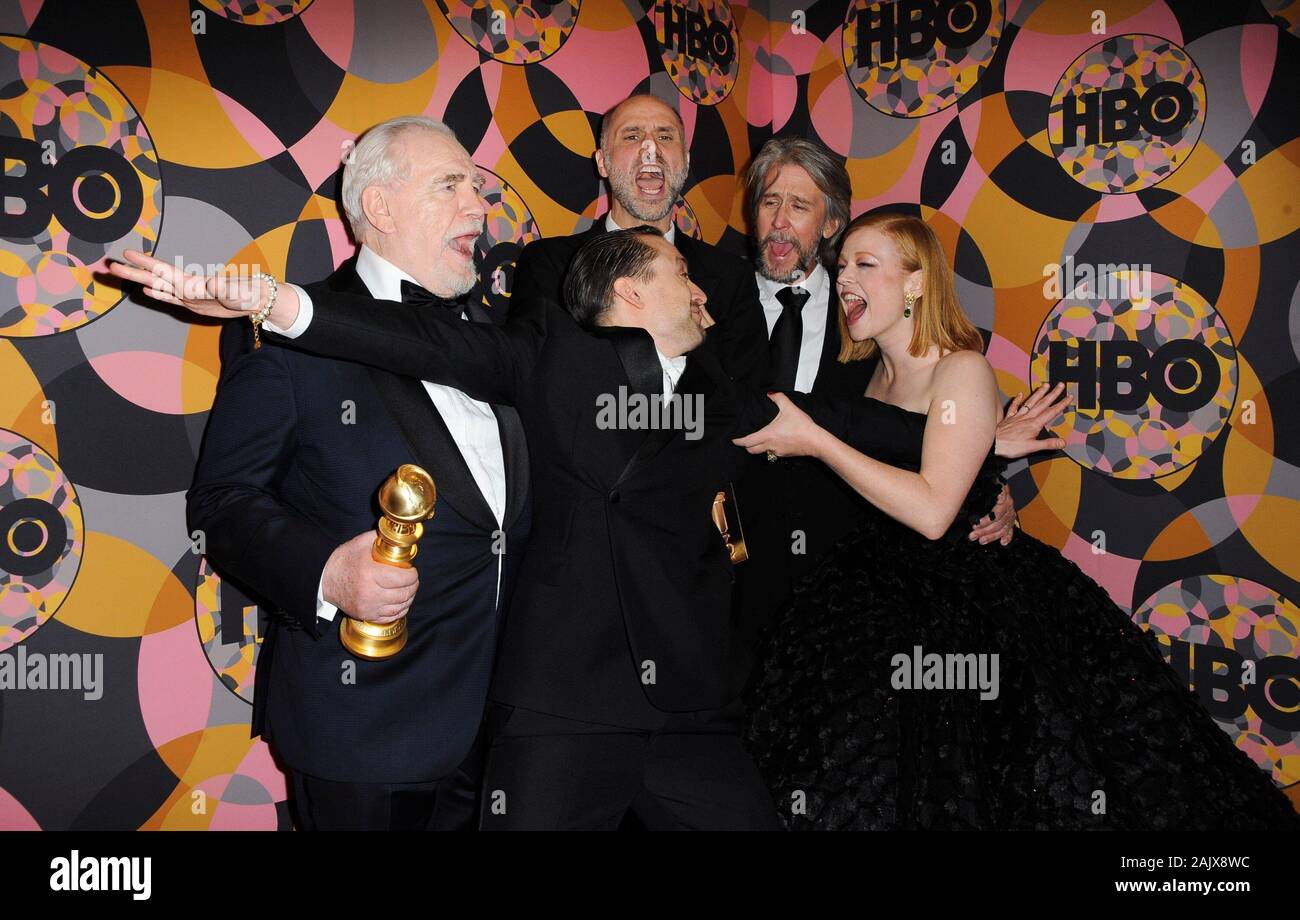 Beverly Hills, CA. 5th Jan, 2020. Brian Cox, Kieran Culkin, Jesse ...