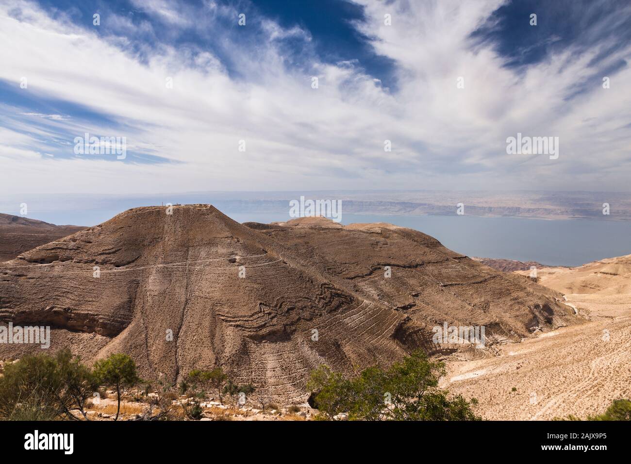 Fortress of Machaerus, Mukawir, and dead sea, castle of Herod the Great ...