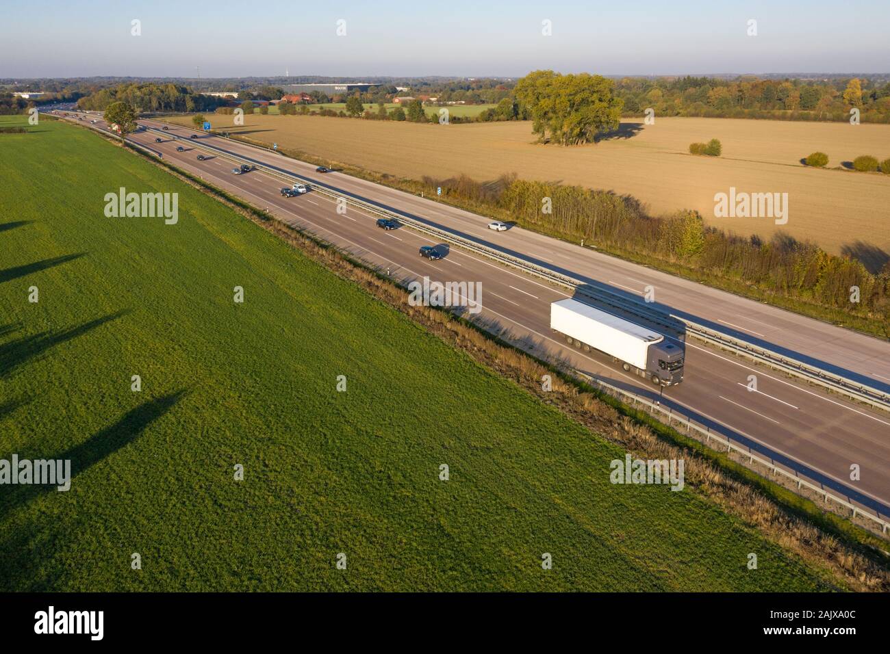Autobahn germany aerial hi-res stock photography and images - Alamy