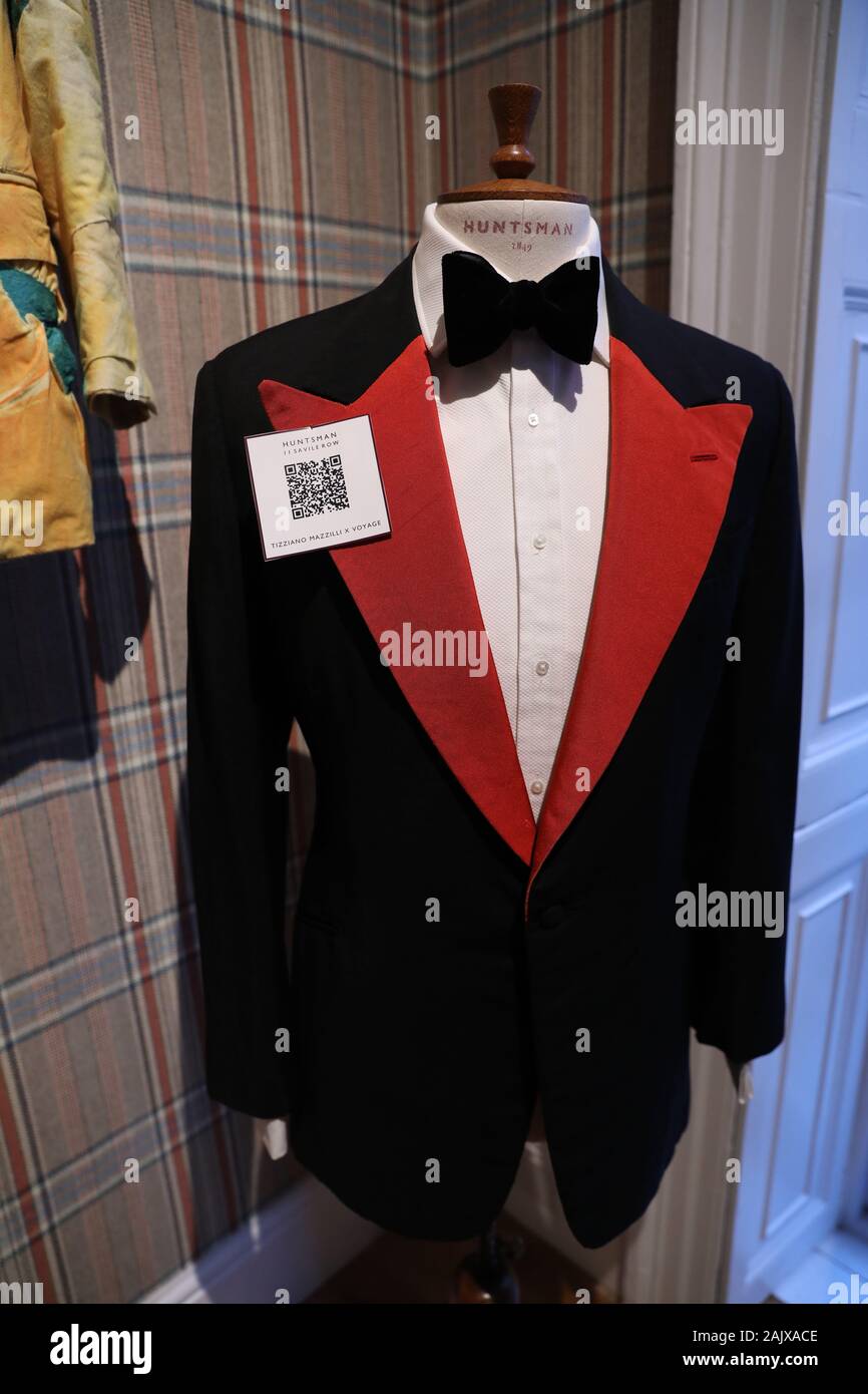 A QR code displayed on a jacket at the presentation of The Huntsman ...