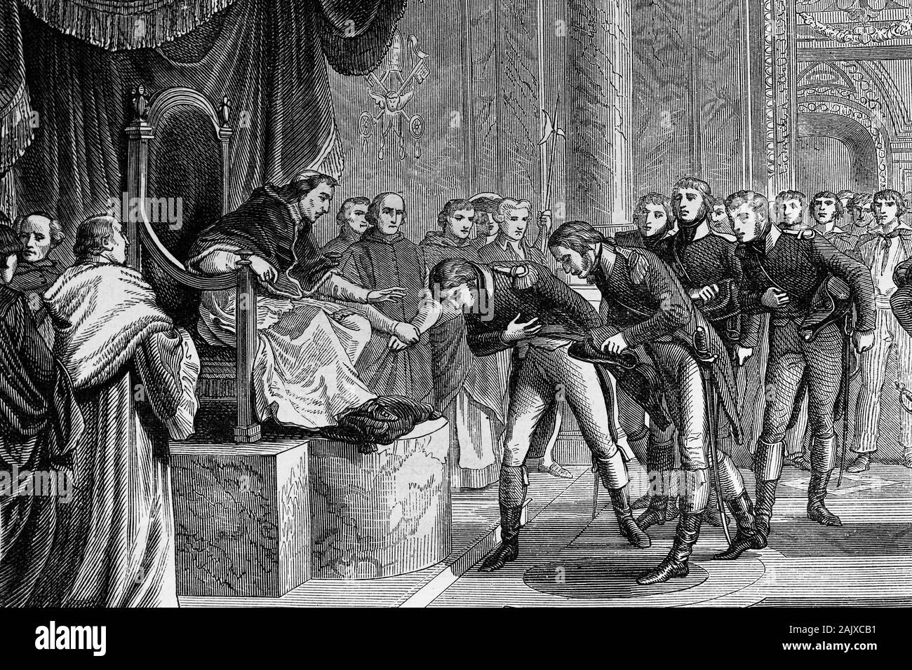 Napoleon And Pope Pius Vii