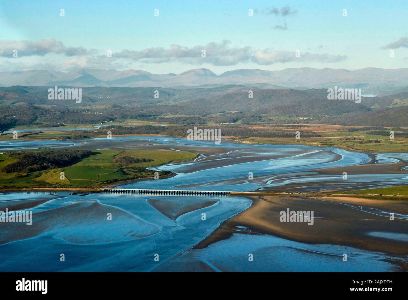 Rail viaduct uk aerial hi-res stock photography and images - Alamy
