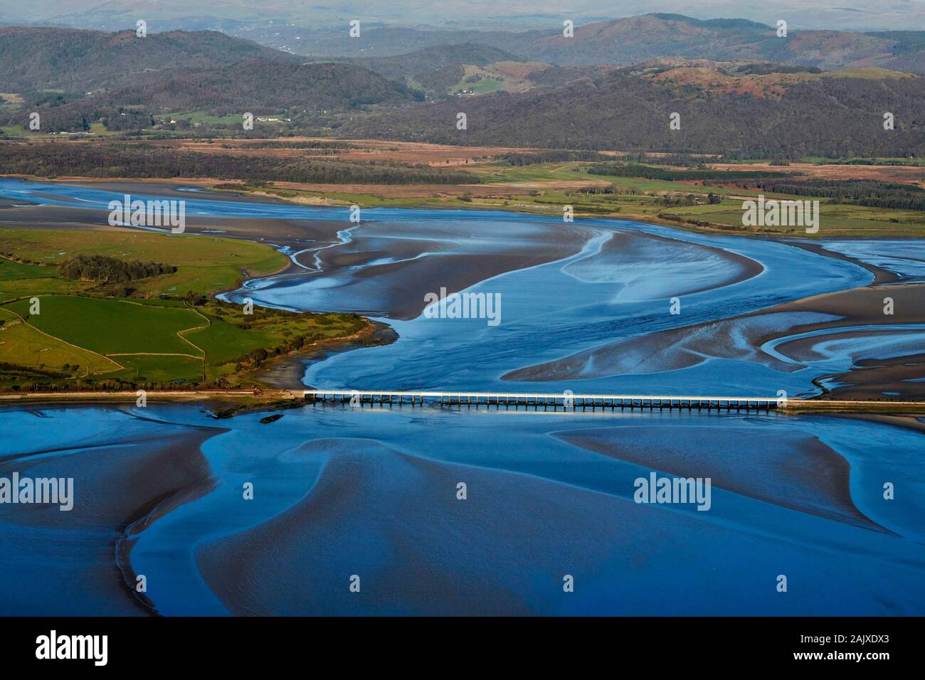 Rail viaduct uk aerial hi-res stock photography and images - Alamy