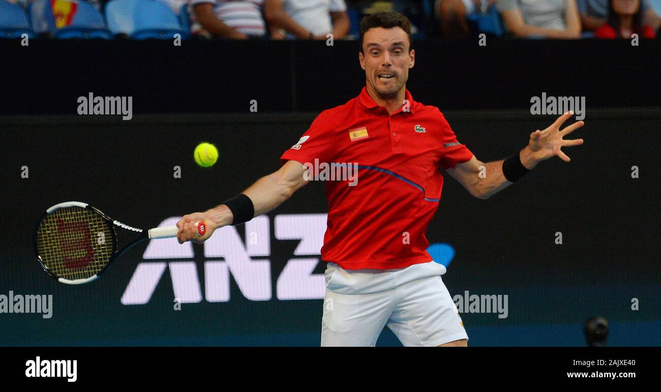 Perth, Australia. 06th Jan, 2020. ATP Cup Perth Australia Roberto ...