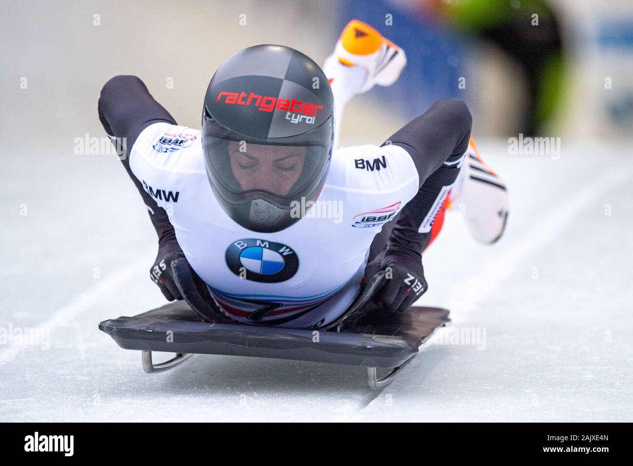 Janine FLOCK (AUT), start, action, BMW IBSF World Cup Skeleton for ...