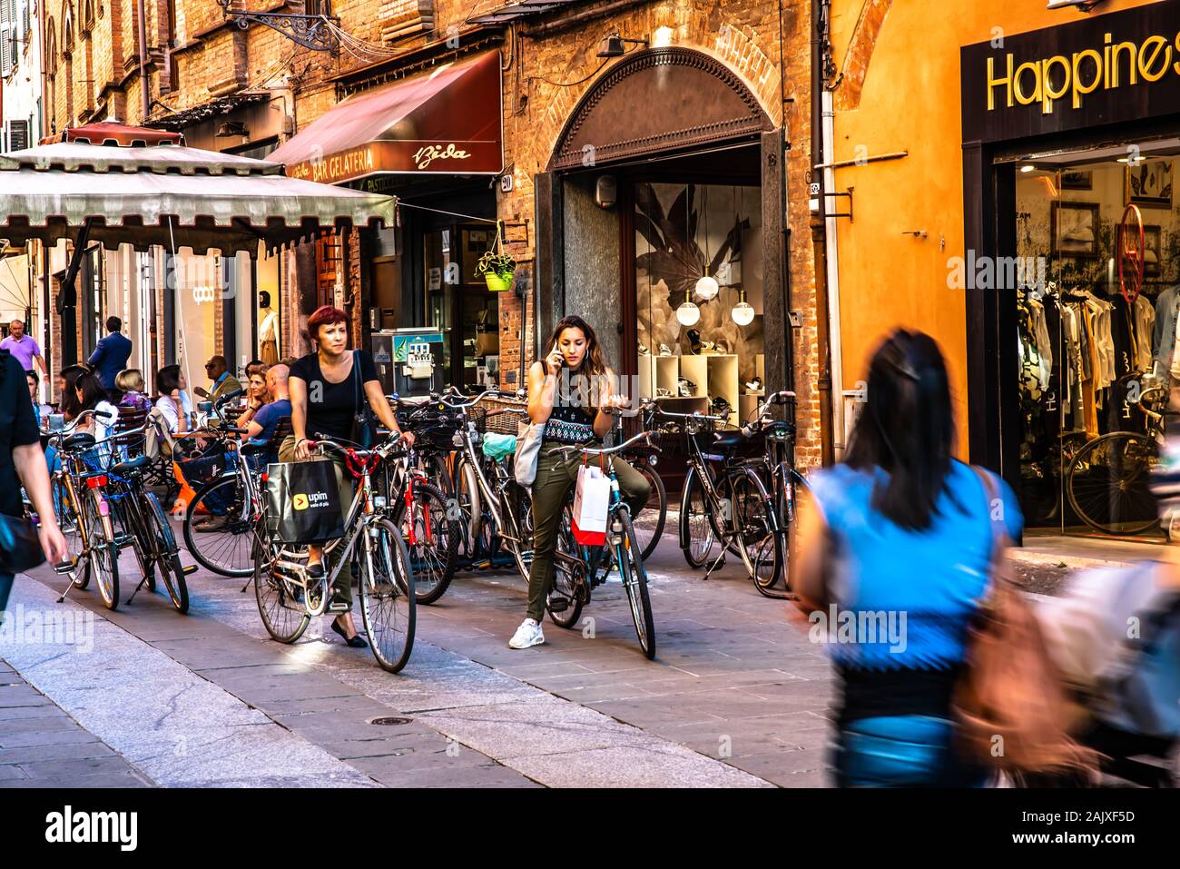 Ferrara, a beautiful city in Emilia Romagna, in northern Italy, famous ...