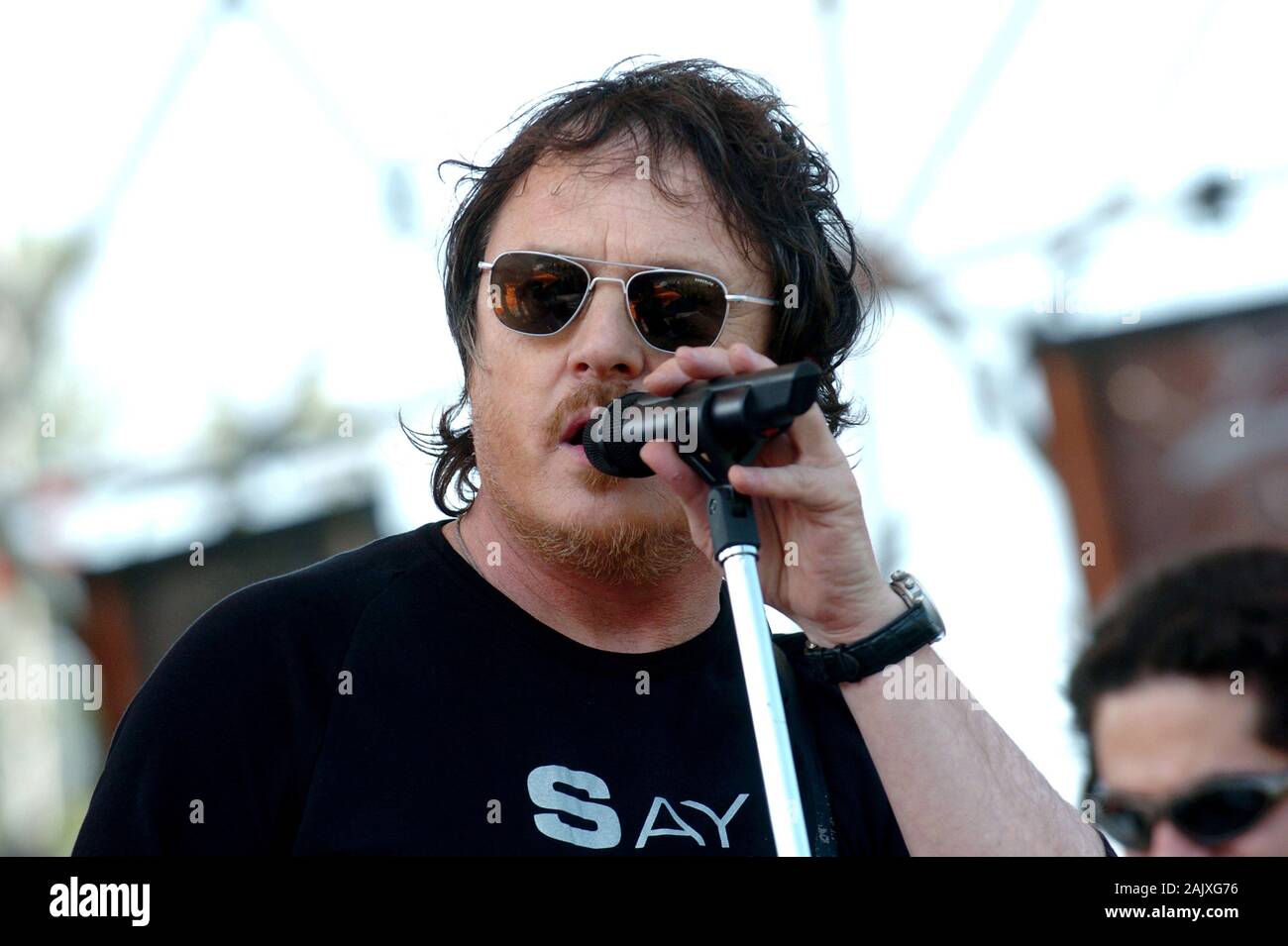 Milano Italy 05/29/2004, Duomo Square : Zucchero Fornaciari during the ...