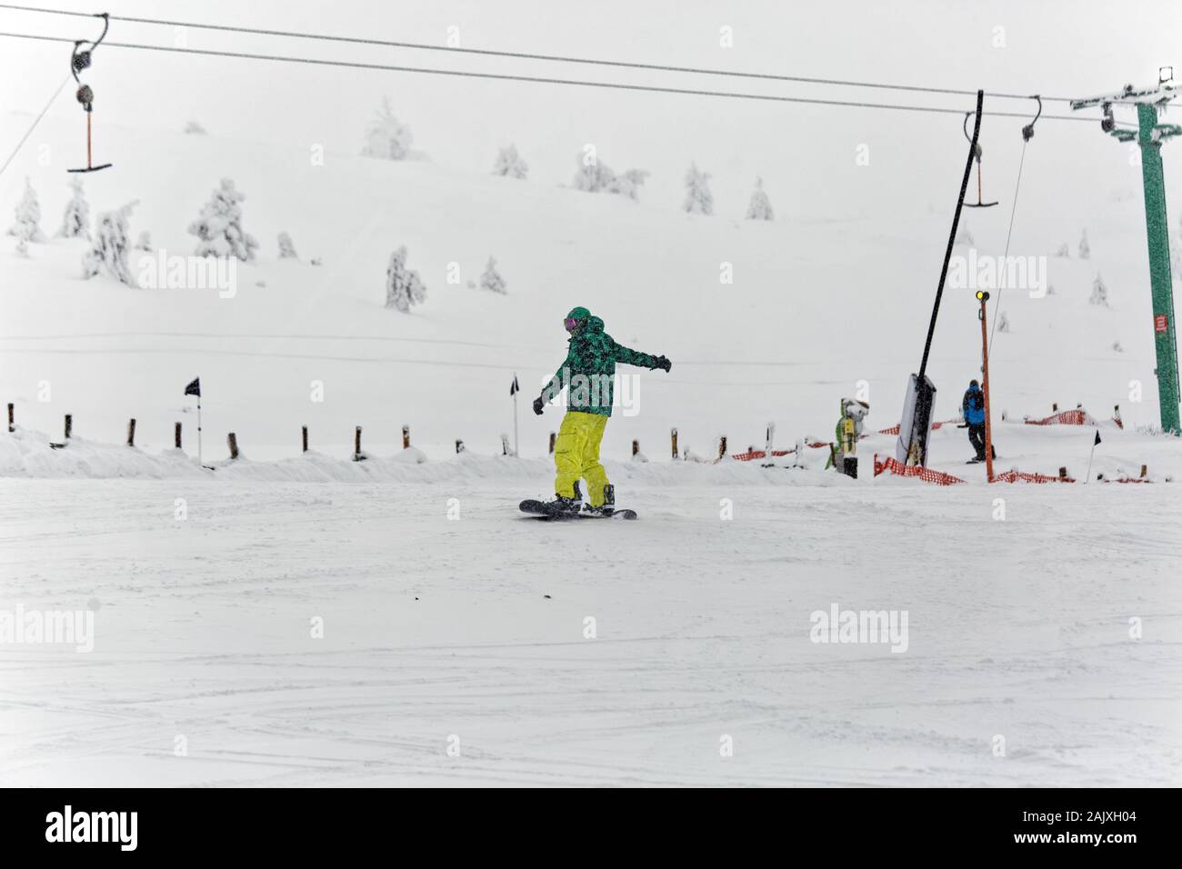 T bar lift hi-res stock photography and images - Alamy