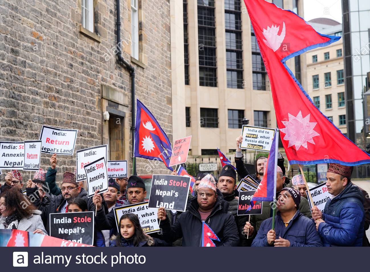 Nepal map flag hi-res stock photography and images - Alamy