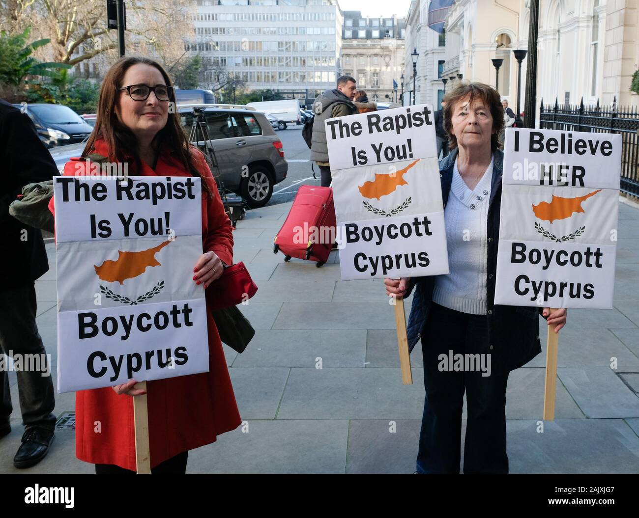 St James's Square, London, UK. 6th January 2020. Protest held at the ...