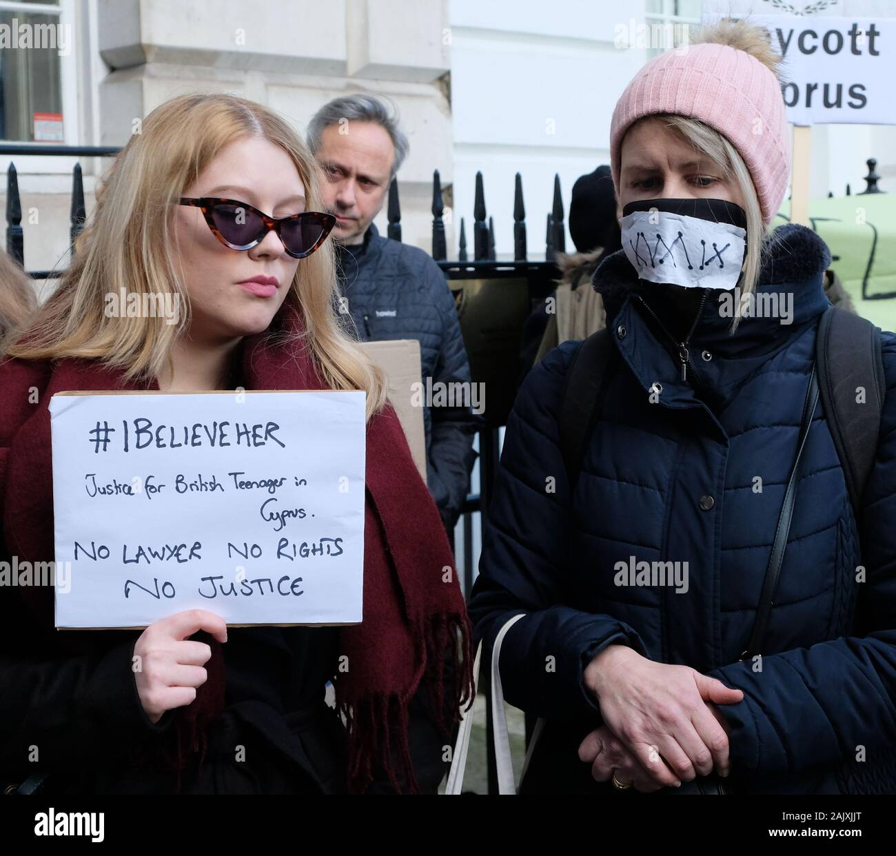 St James's Square, London, UK. 6th January 2020. Protest held at the ...